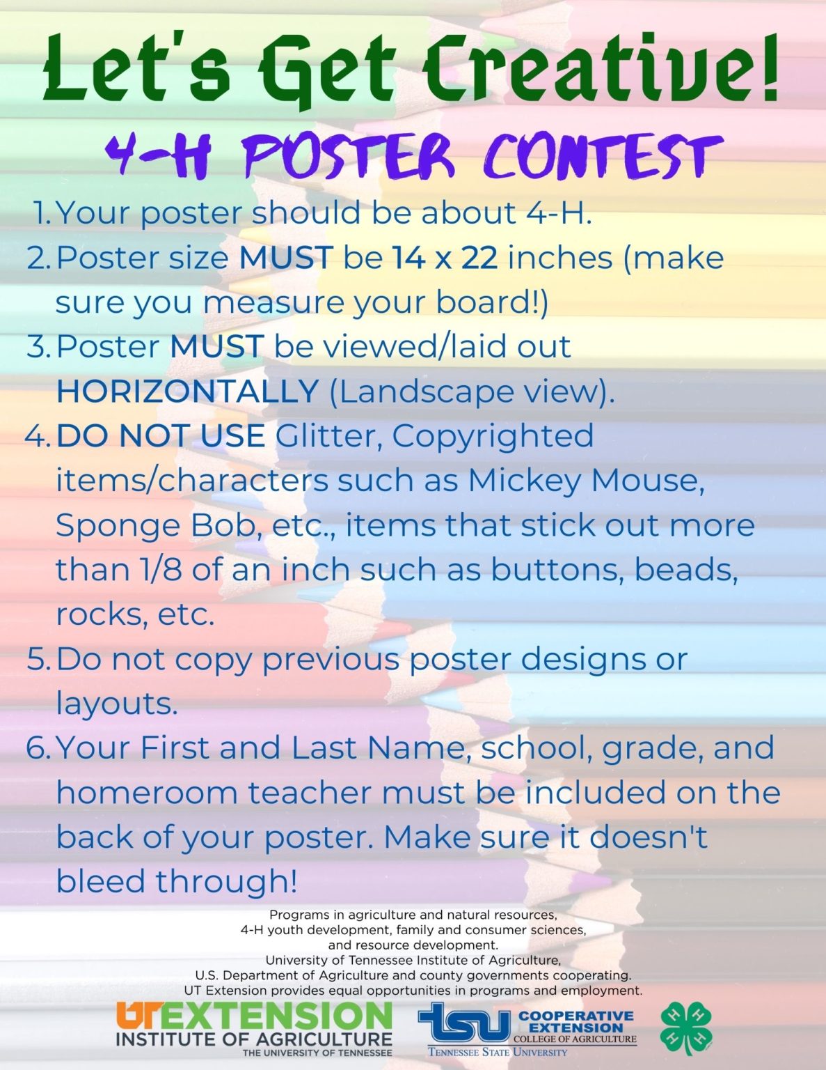 4-H Poster Contest | Giles County
